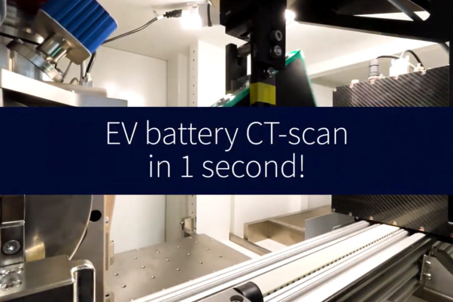 1 second X-ray CT of an EV battery cell - Excillum